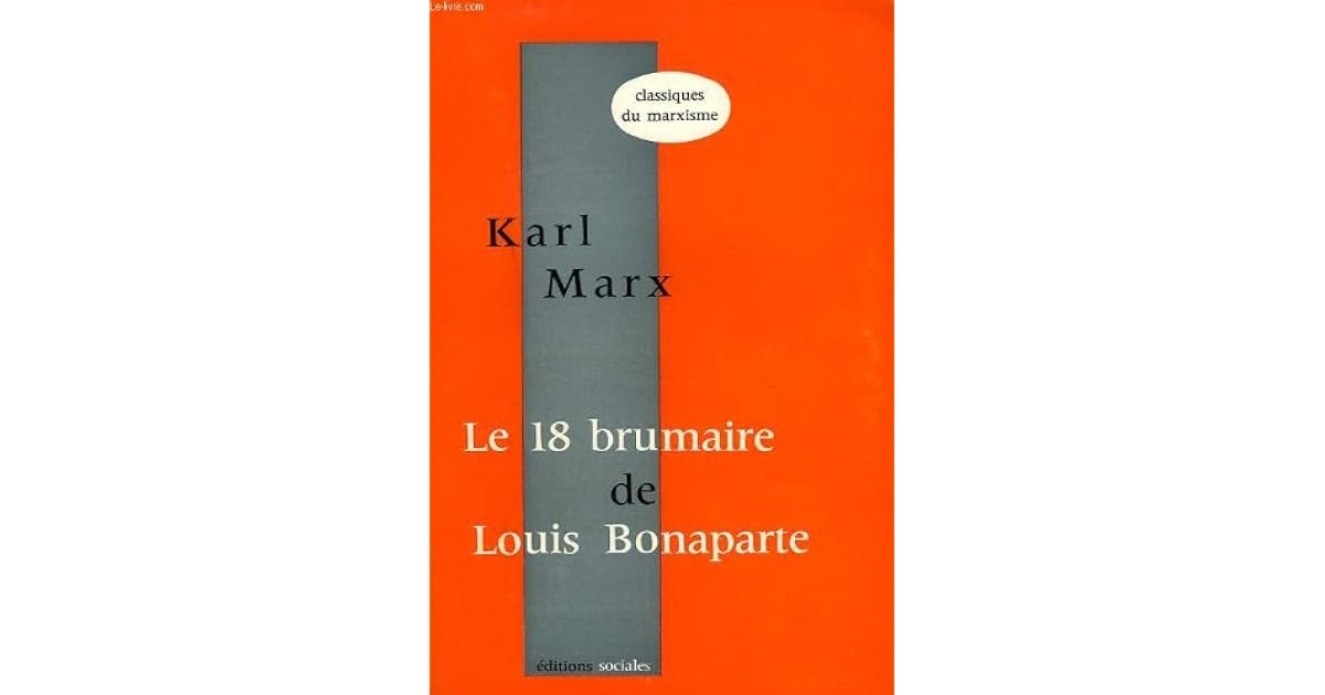 Steven H’s review of The 18th Brumaire of Louis Bonaparte.