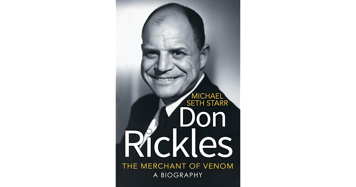 Book giveaway for Don Rickles: The Merchant of Venom by Michael Seth ...