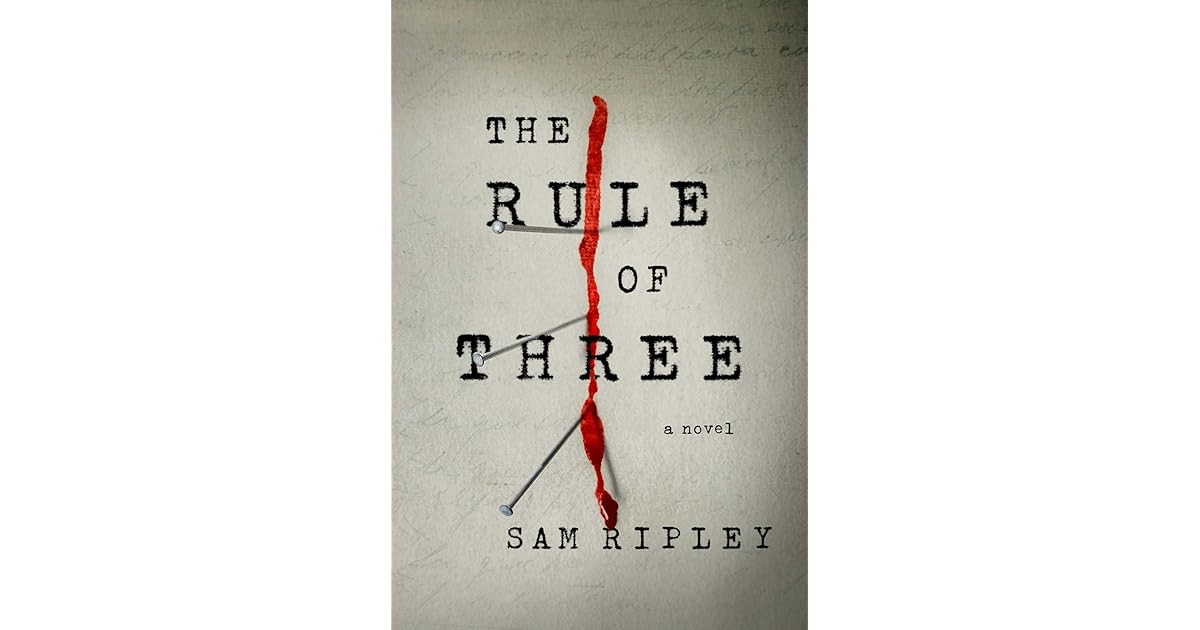 Book giveaway for The Rule of Three by Sam Ripley Apr 29-May 13, 2024