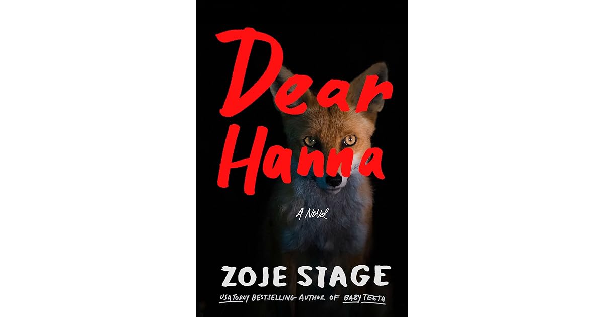 Book giveaway for Dear Hanna by Zoje Stage Jul 15-Aug 12, 2024
