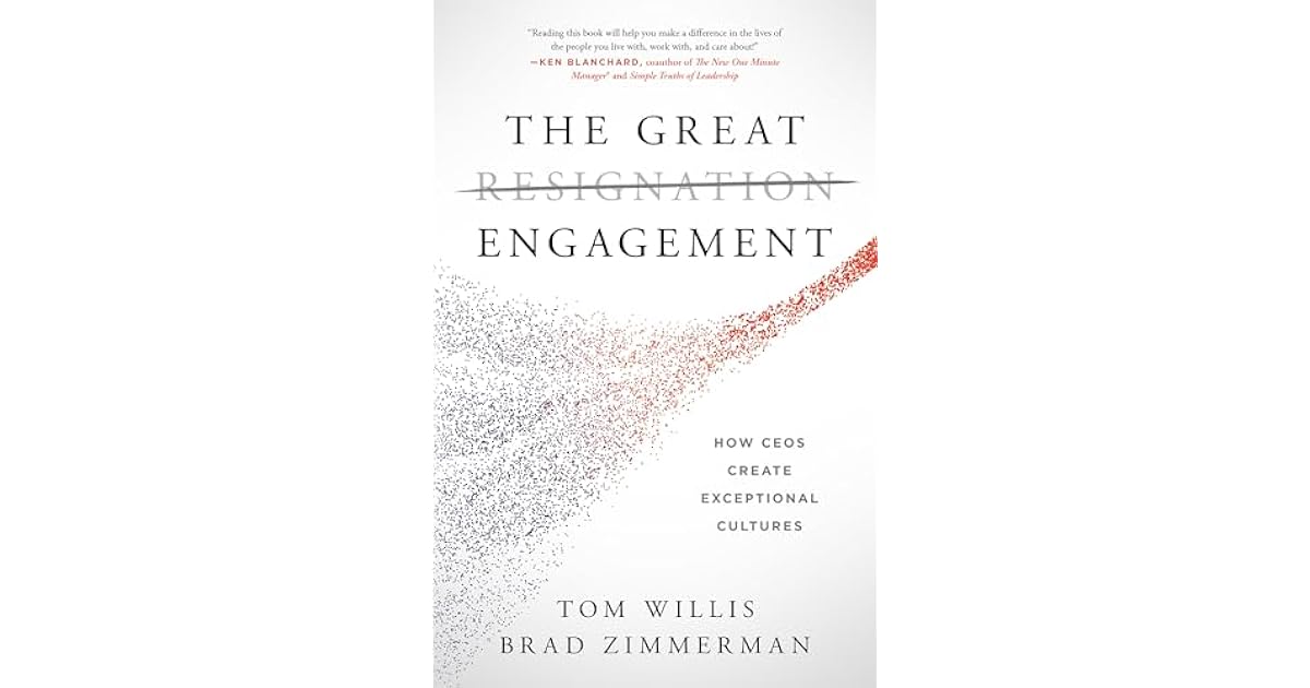 Book giveaway for The Great Engagement: How CEOs Create Exceptional ...
