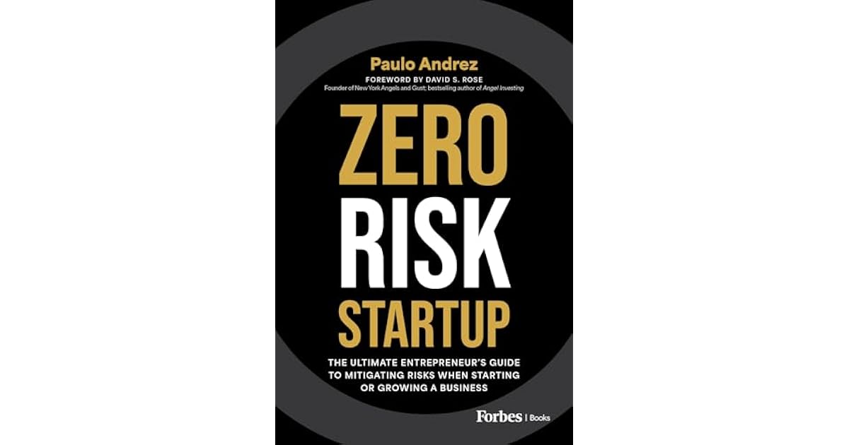 Book giveaway for Zero Risk Startup: The Ultimate Entrepreneur's Guide ...