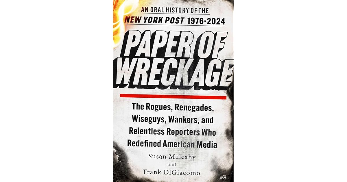 Book giveaway for Paper of Wreckage: The Rogues, Renegades, Wiseguys ...