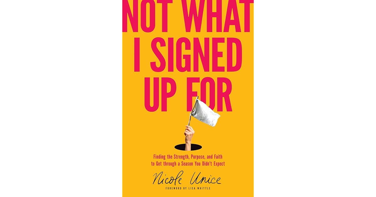 Book giveaway for Not What I Signed Up For: Finding the Strength ...