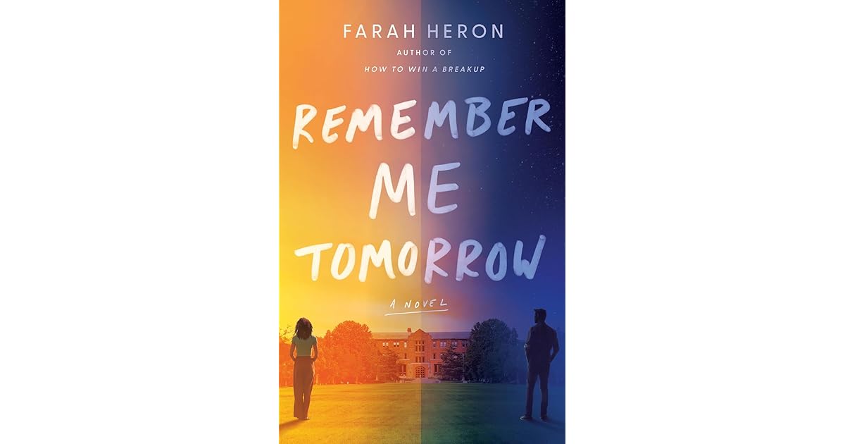 Book giveaway for Remember Me Tomorrow by Farah Heron Oct 01-Oct 28, 2024