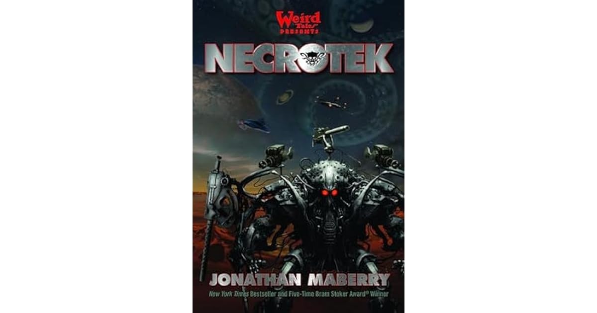 Book giveaway for NecroTek by Jonathan Maberry Apr 26-May 23, 2024