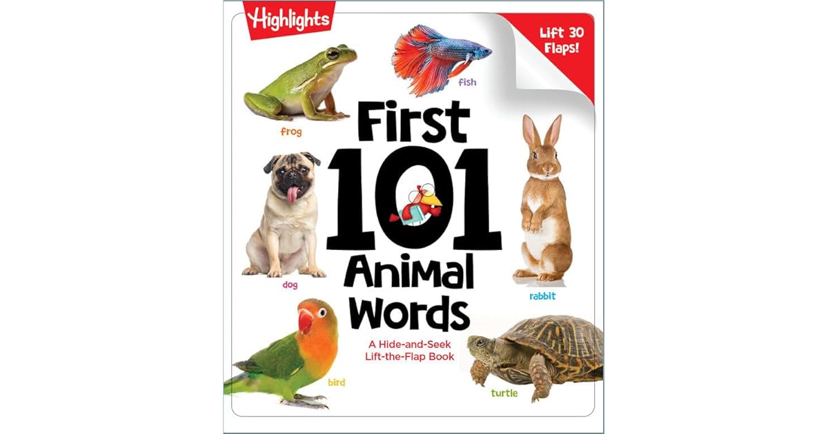 Book giveaway for First 101 Animal Words: A Hide-and-Seek, Lift-the ...
