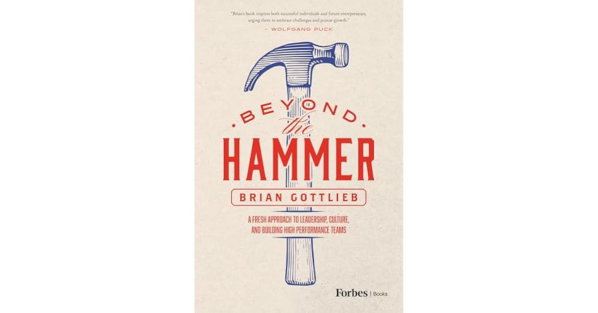 Book giveaway for Beyond the Hammer: A Fresh Approach to Leadership ...