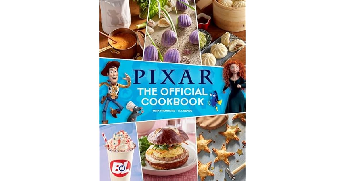 Book giveaway for Pixar: The Official Cookbook by Tara Theoharis Aug 26 ...
