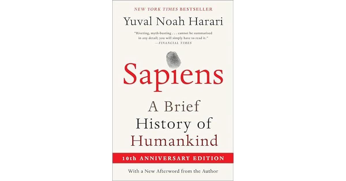 Book giveaway for Sapiens: A Brief History of Humankind by Yuval Noah ...
