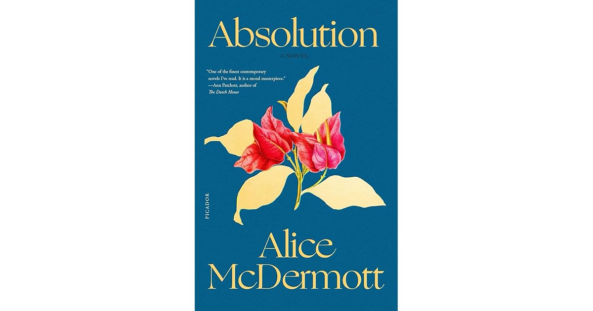 Book giveaway for Absolution by Alice McDermott Oct 06-Oct 20, 2024
