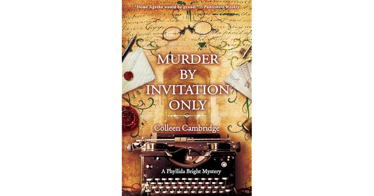 Book giveaway for Murder by Invitation Only (A Phyllida Bright Mystery ...