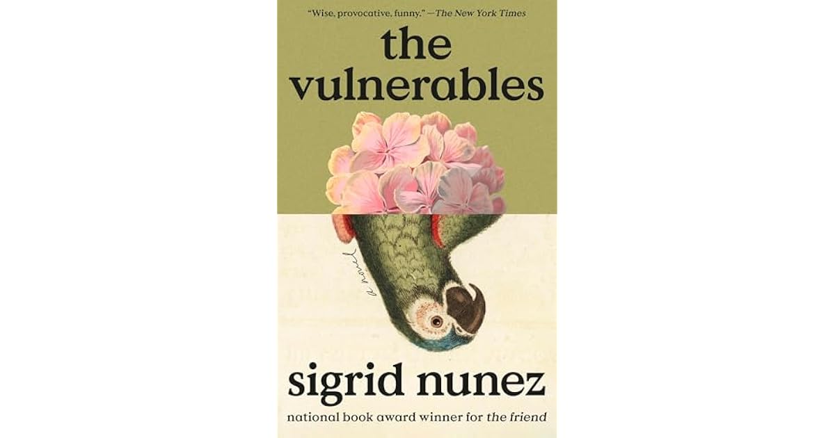 Book giveaway for The Vulnerables by Sigrid Nunez Nov 05-Nov 20, 2024
