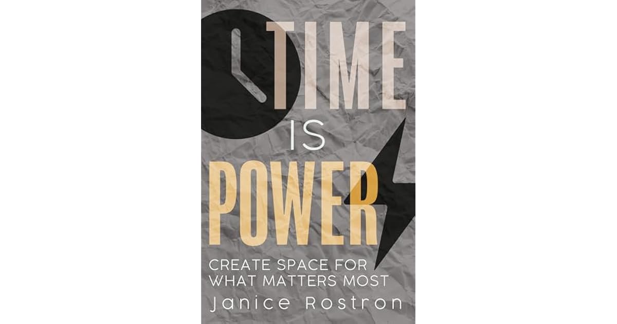 Book giveaway for Time Is Power: Create Space for What Matters Most by ...