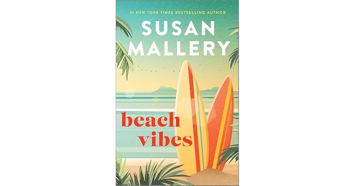 Book giveaway for Beach Vibes by Susan Mallery Feb 22-Mar 01, 2025