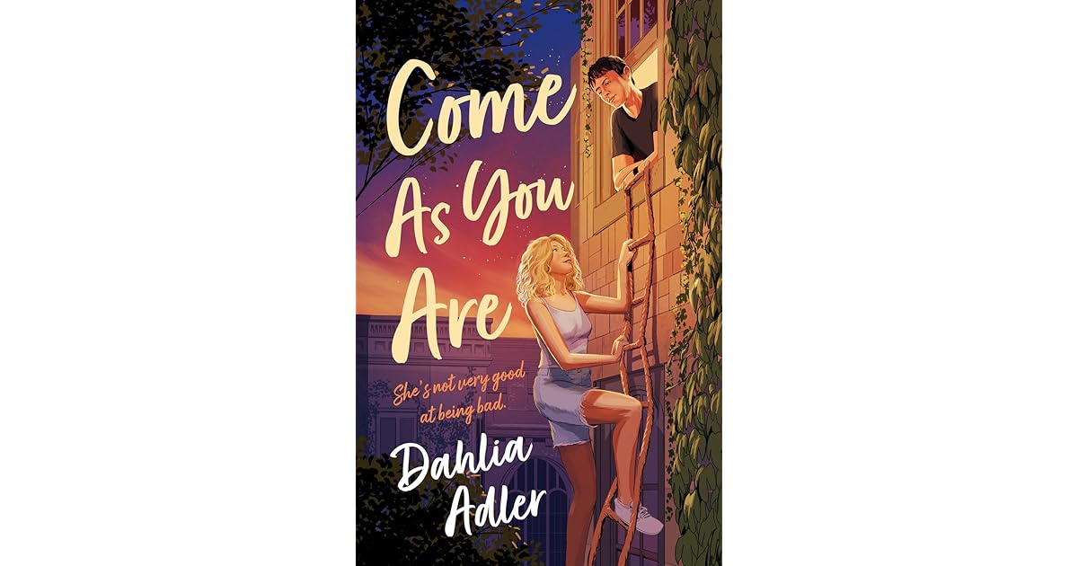 Book giveaway for Come As You Are by Dahlia Adler Feb 03-Feb 17, 2025