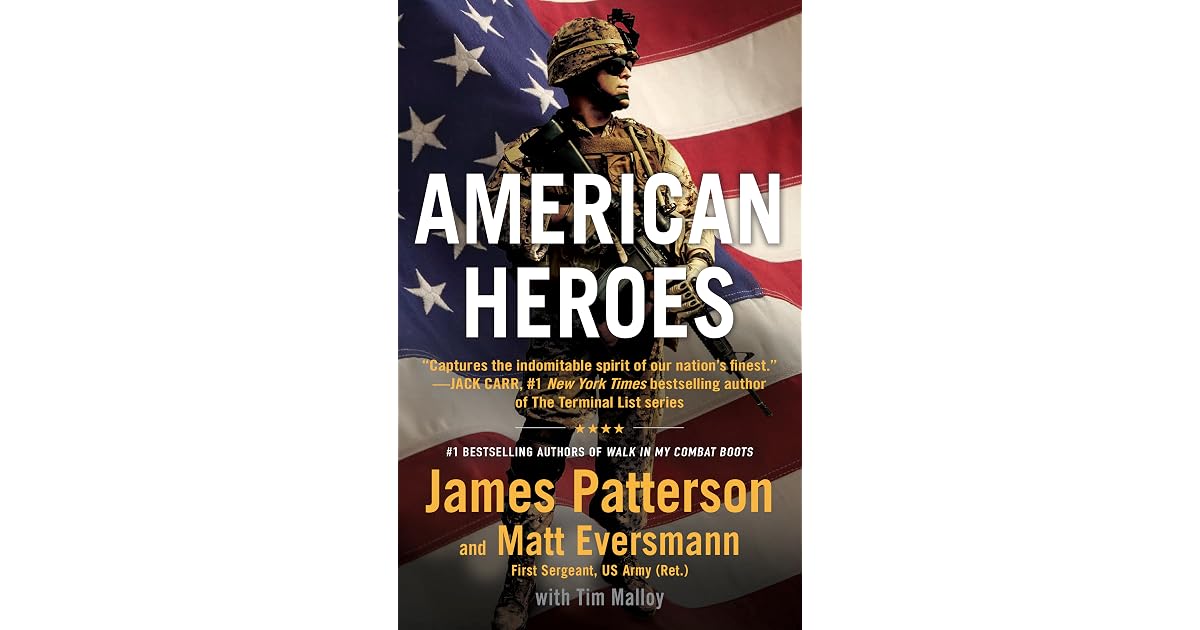 Book giveaway for American Heroes by James Patterson Jul 20-Aug 01, 2024