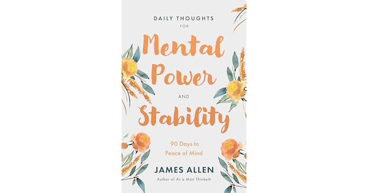 Book giveaway for Daily Thoughts for Mental Power and Stability: 90 ...