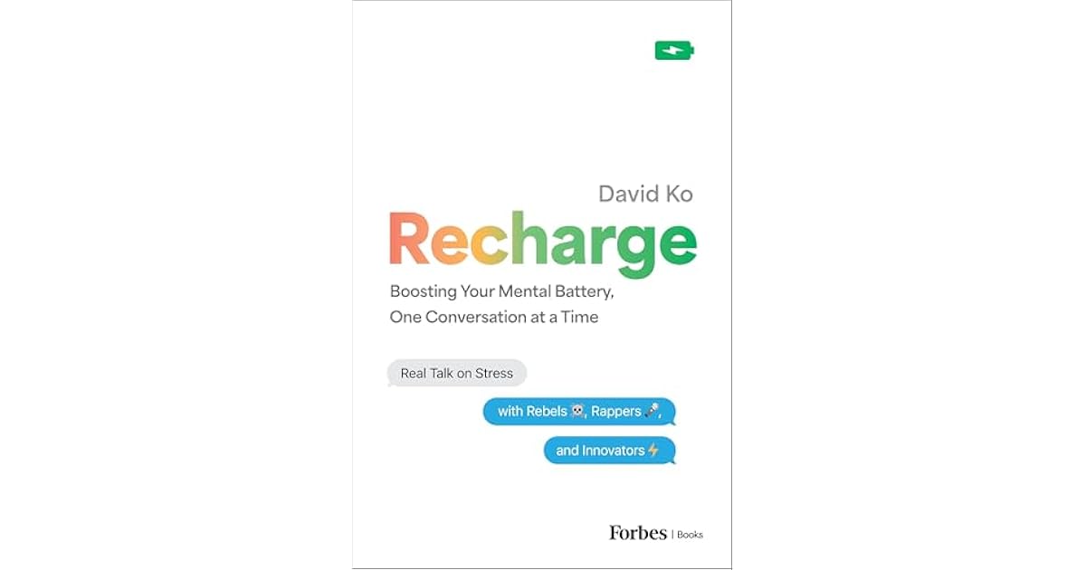 Book giveaway for Recharge: Boosting Your Mental Battery, One ...