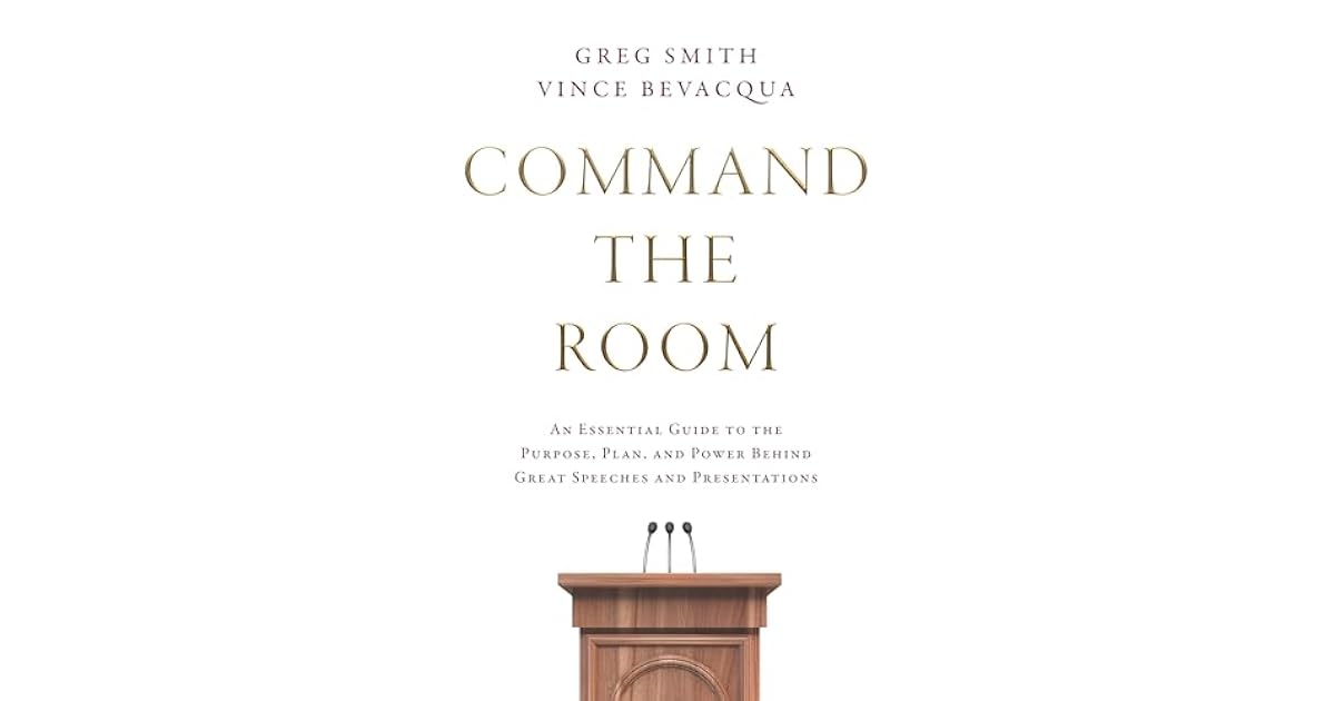 Book giveaway for Command the Room: An Essential Guide to the Purpose ...
