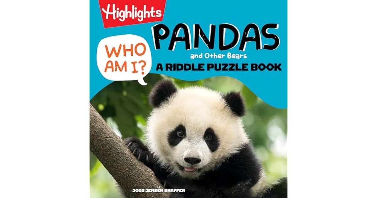 Book giveaway for Who Am I? Pandas and Other Bears: Bear Riddle and ...