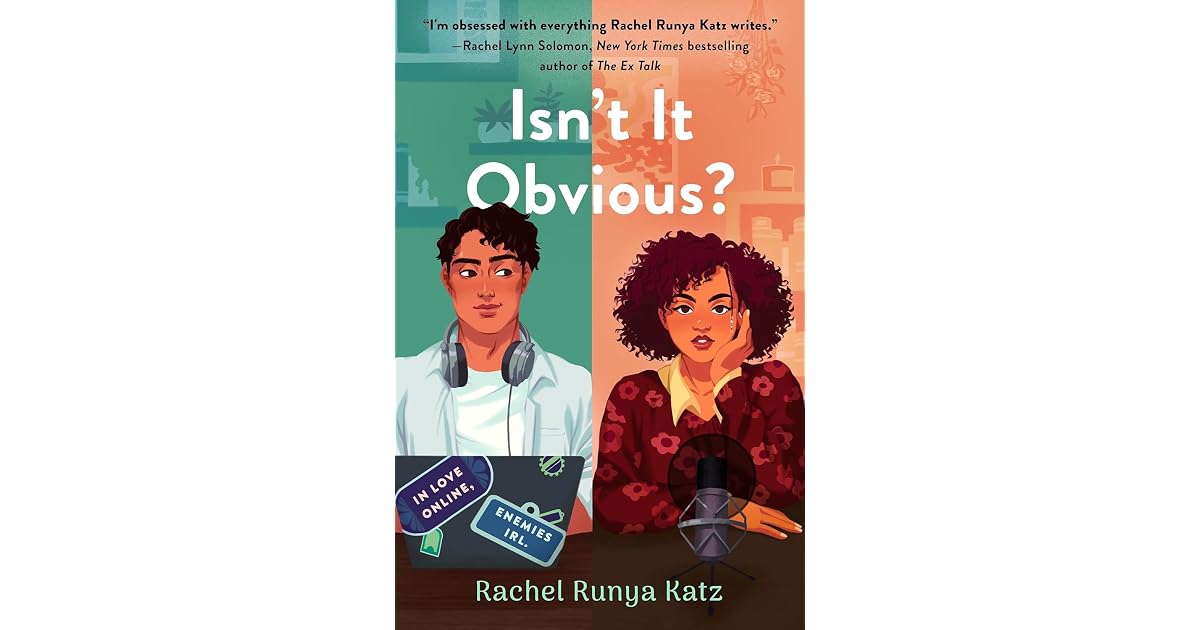 Book giveaway for Isn't It Obvious? by Rachel Runya Katz May 12-May 26 ...