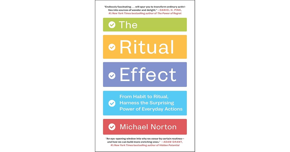 Book giveaway for The Ritual Effect: From Habit to Ritual, Harness the ...