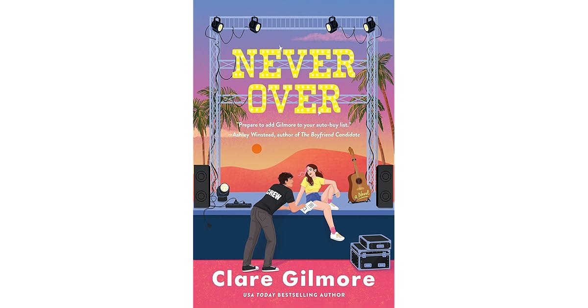 Book giveaway for Never Over by Clare Gilmore Apr 28-May 12, 2025