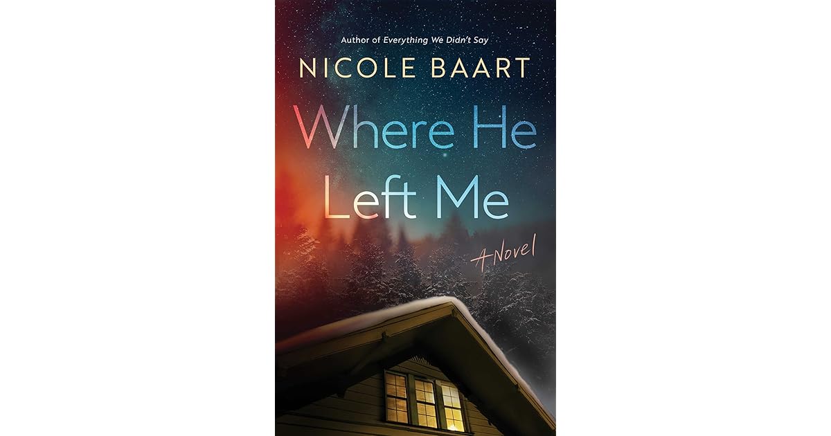 Book giveaway for Where He Left Me by Nicole Baart May 18-Jun 09, 2025