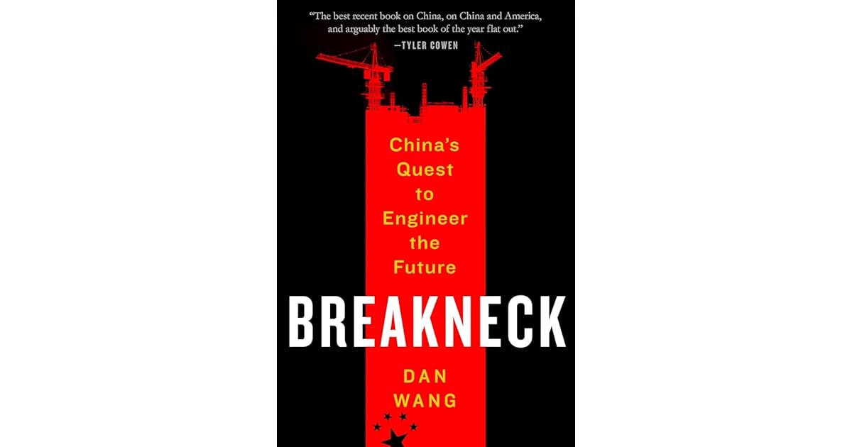 Book giveaway for Breakneck: China's Quest to Engineer the Future by Dan Wang May 02-Jun 01, 2025