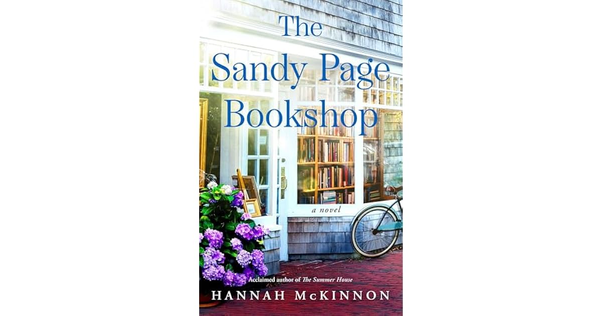 Book giveaway for The Sandy Page Bookshop by Hannah McKinnon May 09-May ...
