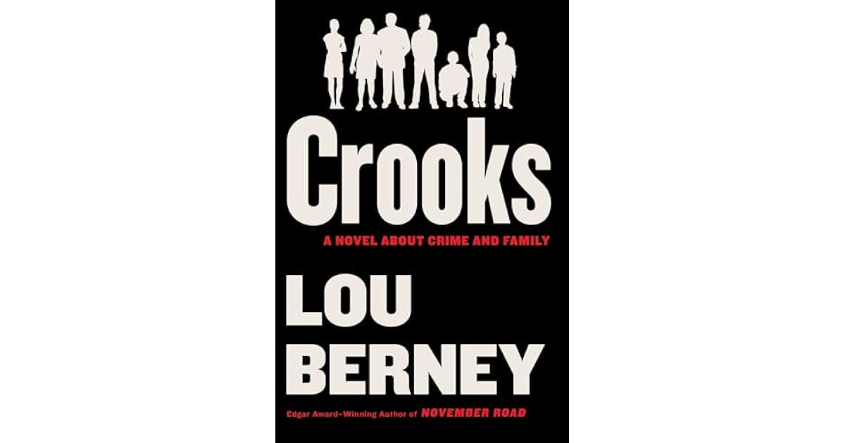 Book giveaway for Crooks by Lou Berney Aug 21-Sep 09, 2025