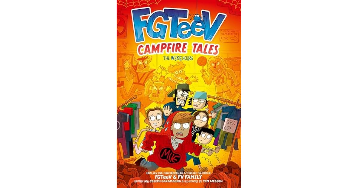 Book giveaway for FGTeeV Campfire Tales #2: The Werehouse: A Great Fall ...