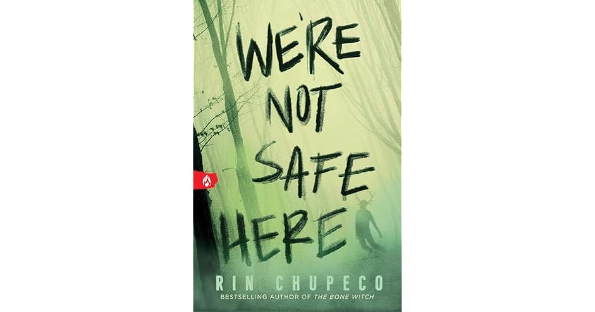 Book giveaway for We're Not Safe Here by Rin Chupeco Aug 19-Sep 09, 2025