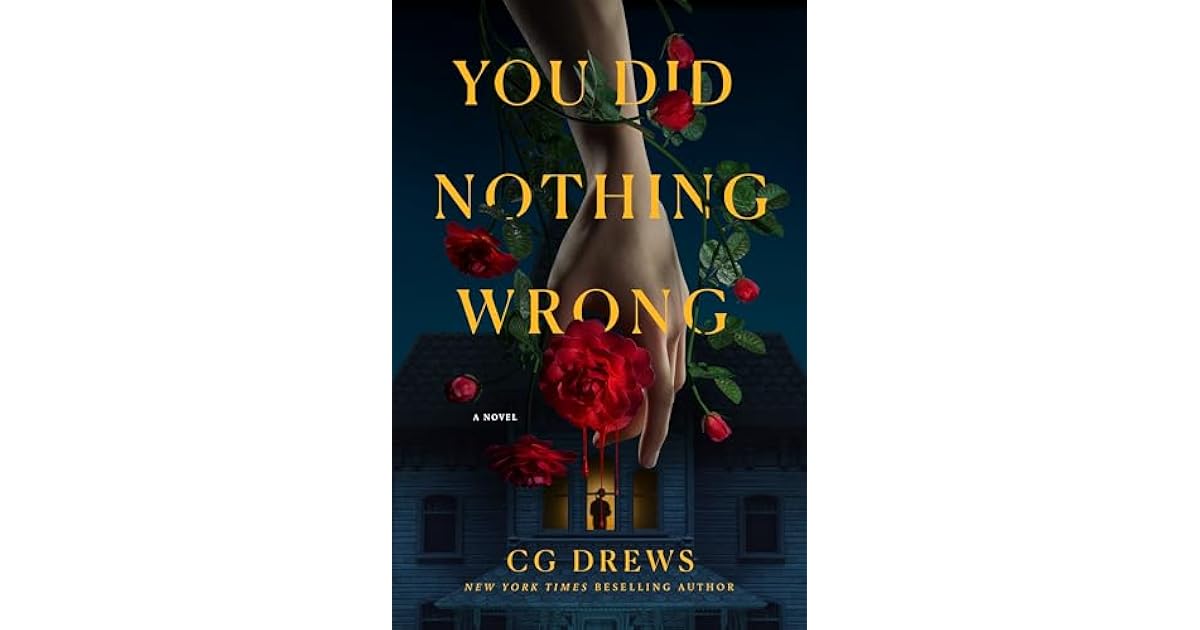 Book giveaway for You Did Nothing Wrong by C.G. Drews Aug 03-Aug 23, 2025