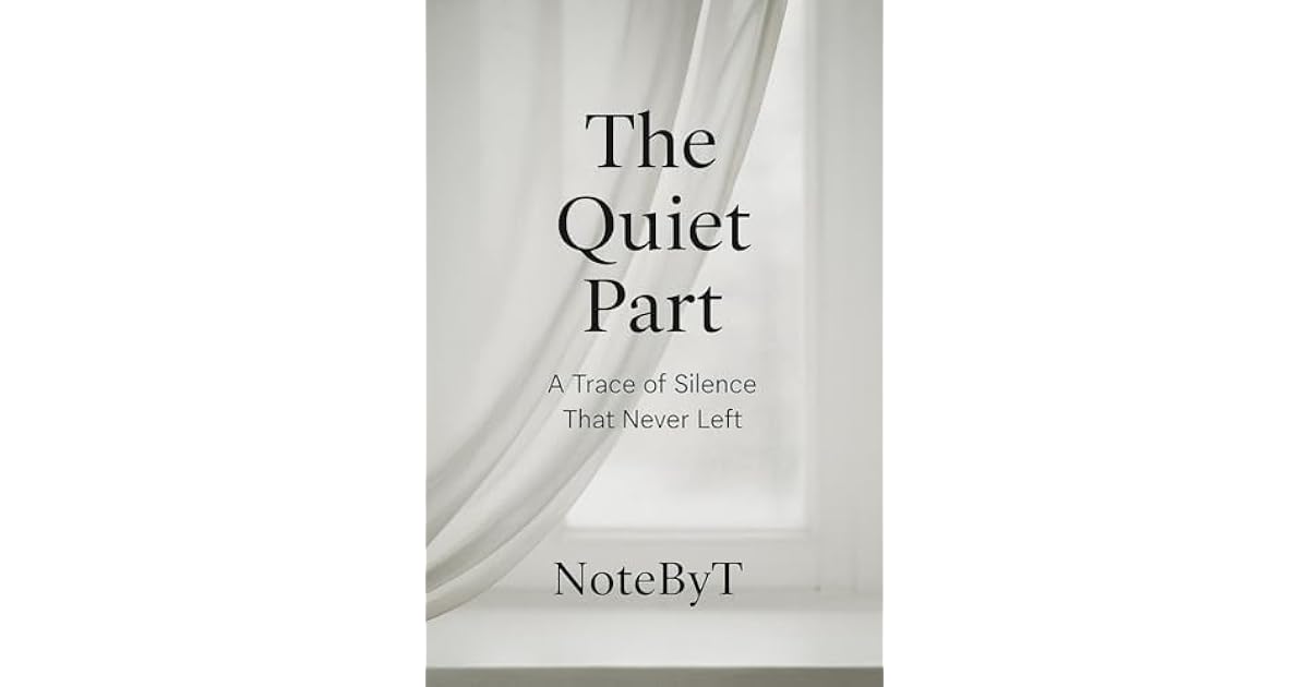 Book giveaway for The Quiet Part: A Trace of Silence That Never Left by ...