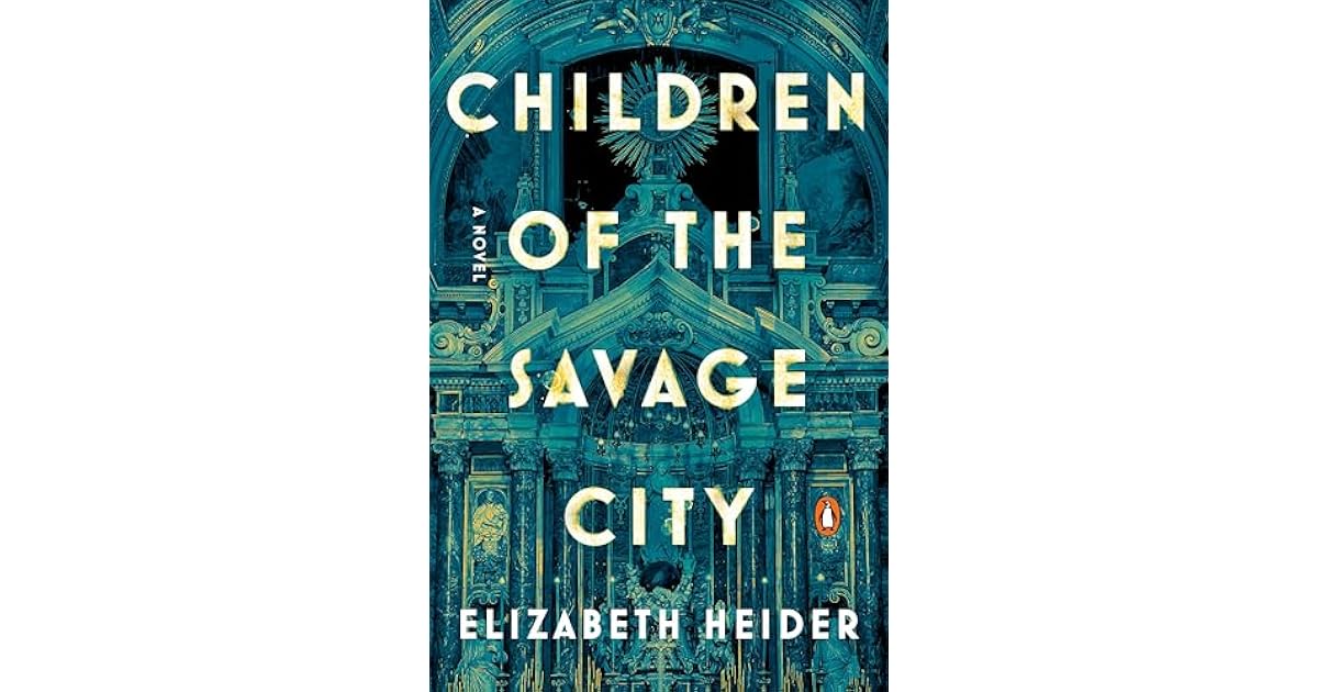 Book giveaway for Children of the Savage City by Elizabeth Heider Oct ...