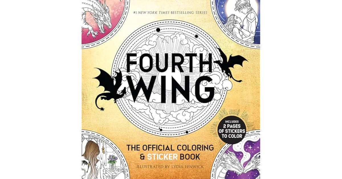 Book giveaway for Fourth Wing: The Official Coloring & Sticker Book by ...