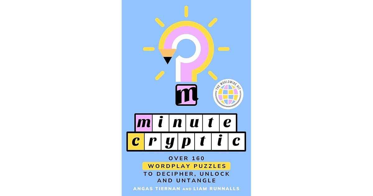 Book giveaway for Minute Cryptic by Angas Tiernan Nov 03-Nov 30, 2025