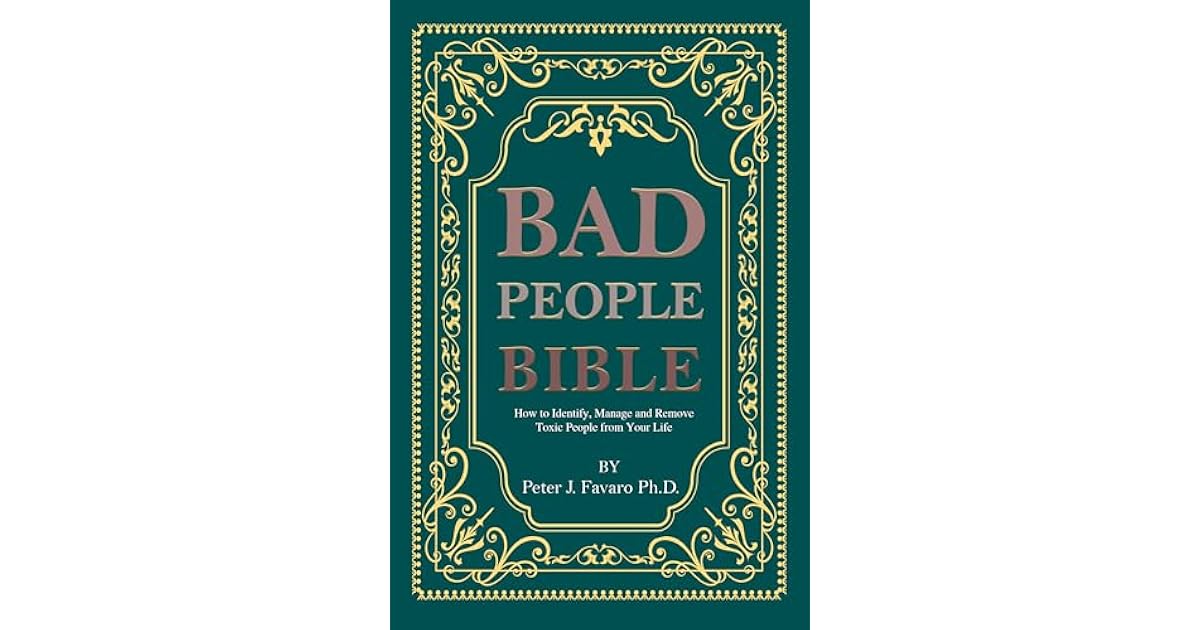 Book giveaway for Bad People Bible by Peter J. Favaro Aug 14-Aug 26, 2025