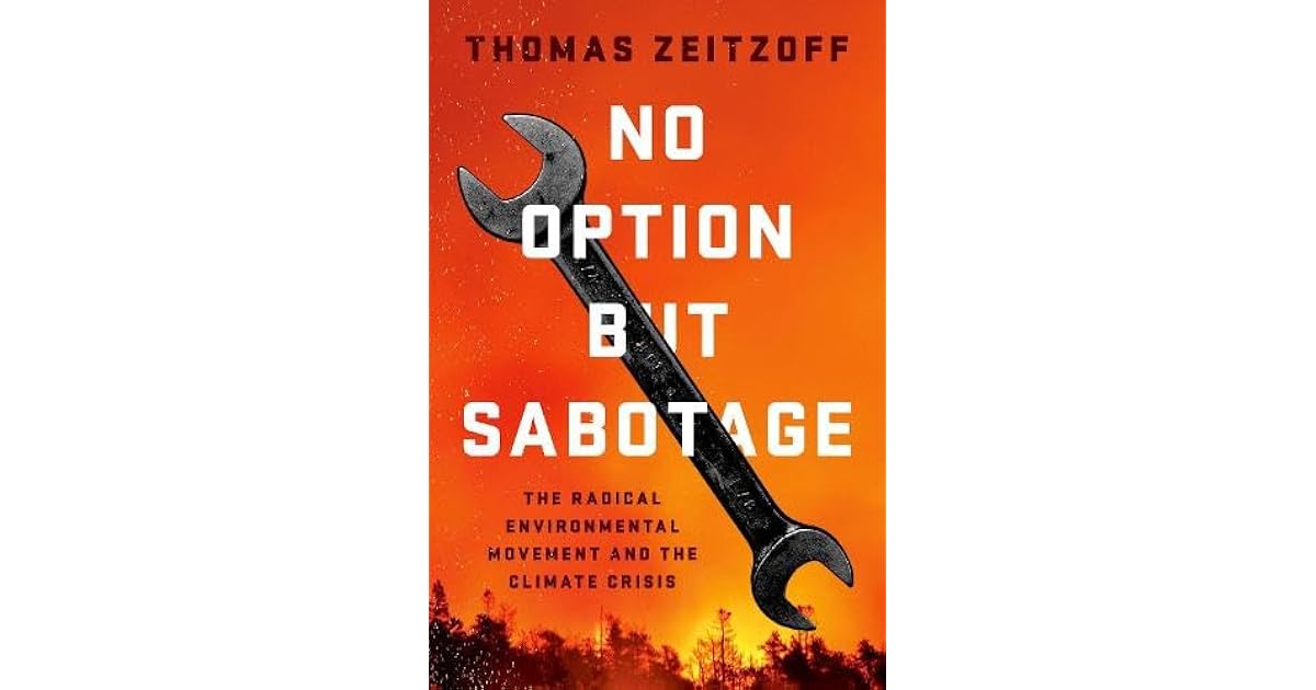 Book giveaway for No Option But Sabotage: The Radical Environmental ...