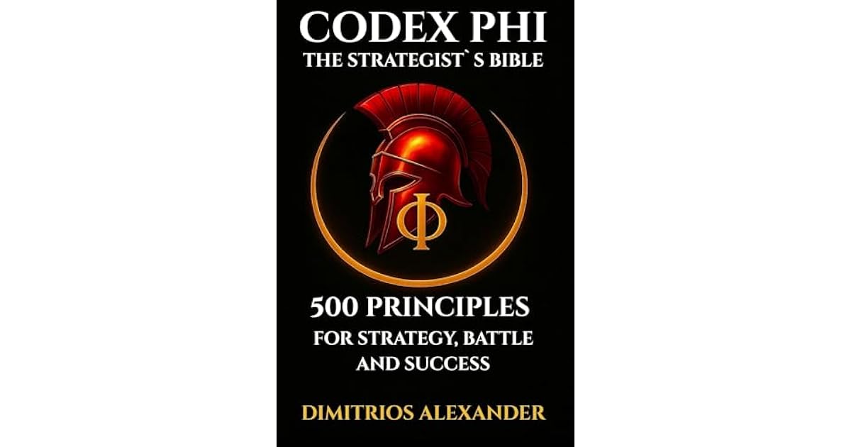 Book giveaway for CODEX PHI - THE STRATEGIST'S BIBLE: 500 PRINCIPLES ...