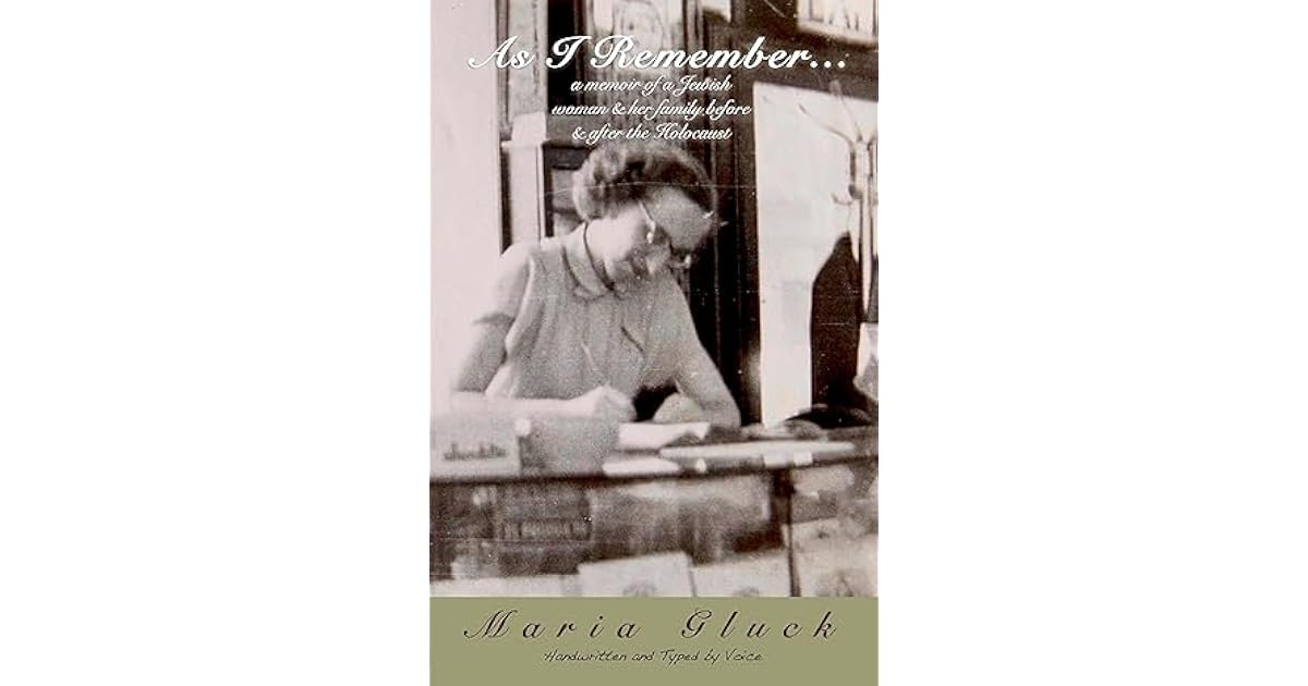 Book giveaway for As I Remember...: a memoir of a Jewish woman & her ...