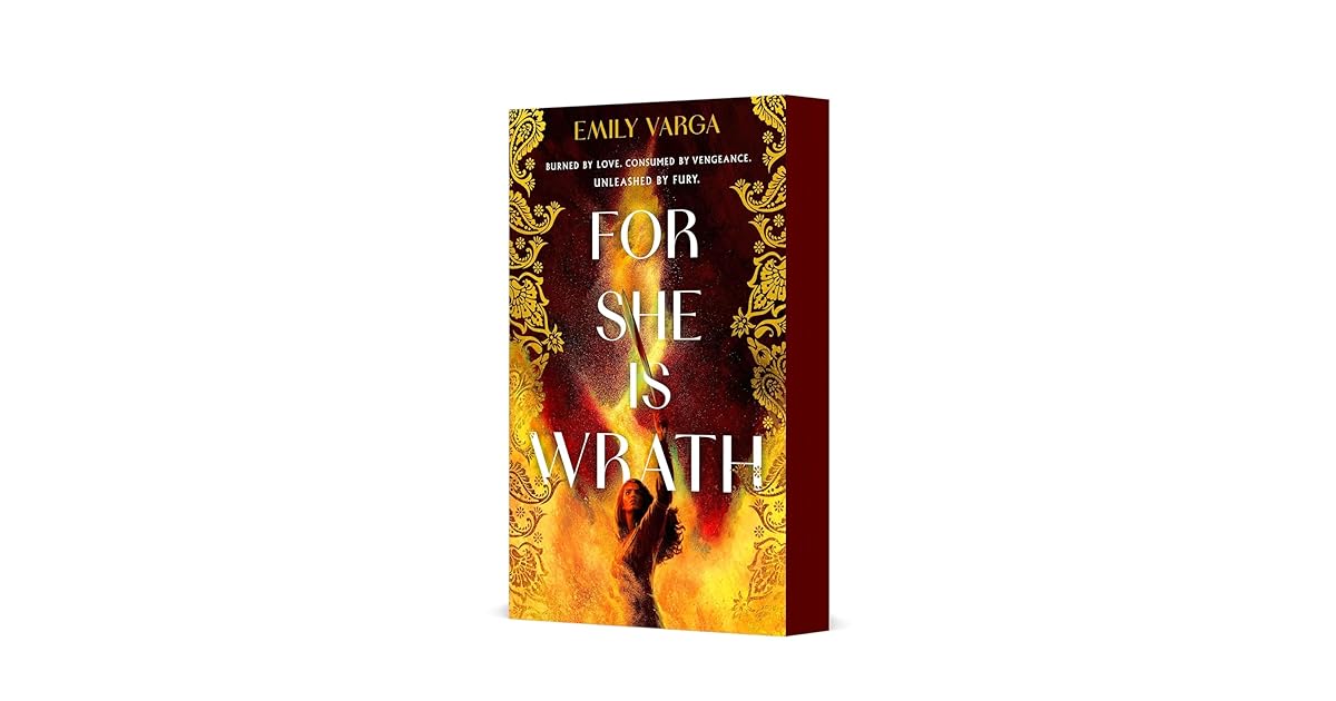Book giveaway for For She Is Wrath by Emily Varga Oct 03-Oct 15, 2025