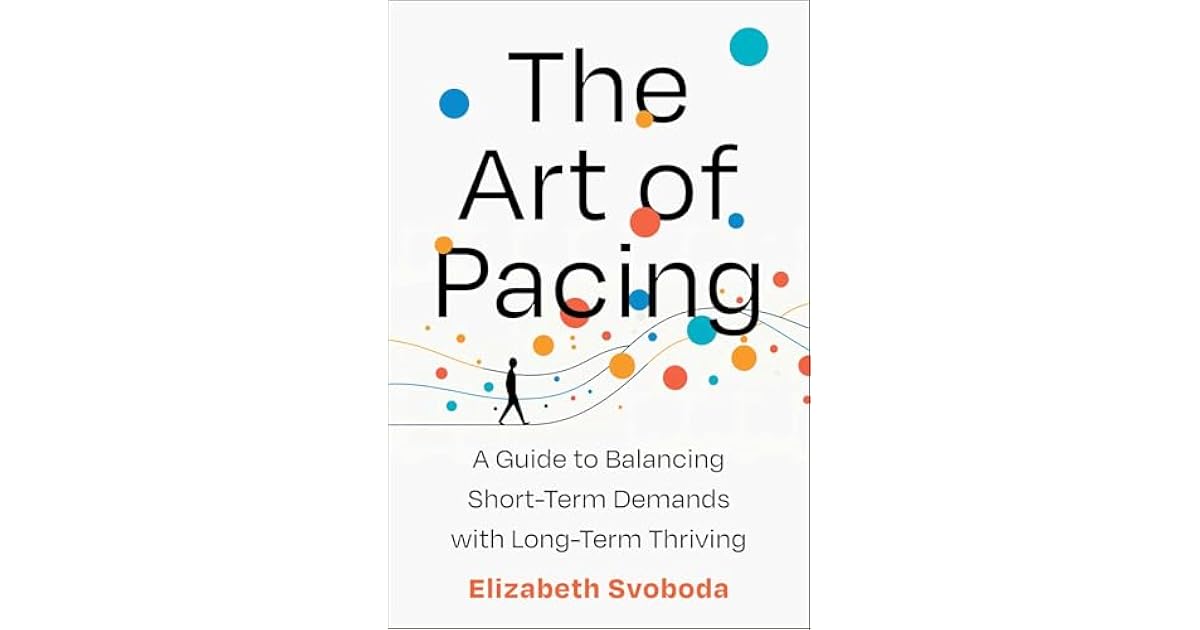 Book giveaway for The Art of Pacing: A Guide to Balancing Short-Term ...
