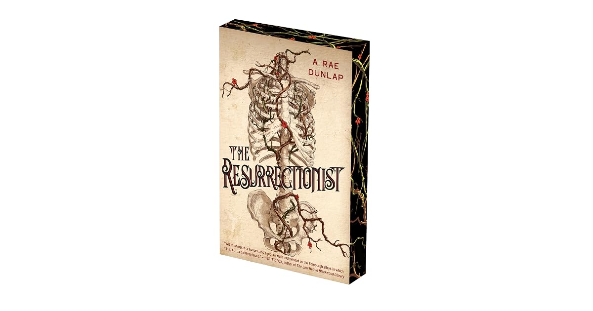 Book giveaway for The Resurrectionist by A. Rae Dunlap Dec 30-Jan 13, 2026
