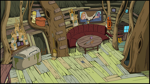 Cartoon Living Room Background Adventure Time