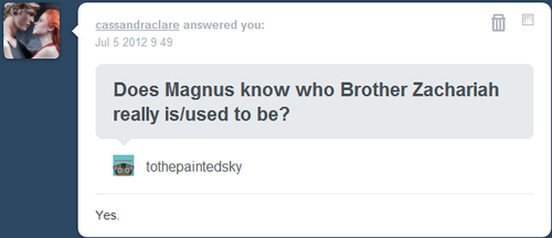 The Infernal Devices - The Mortal Instruments: Brother Zachariah ...