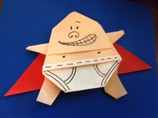 Tom Angleberger's Blog - Tra La La! It’s Origami Captain Underpants ...