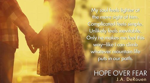 Hope Over Fear (Over, #1) by J.A. DeRouen | Goodreads